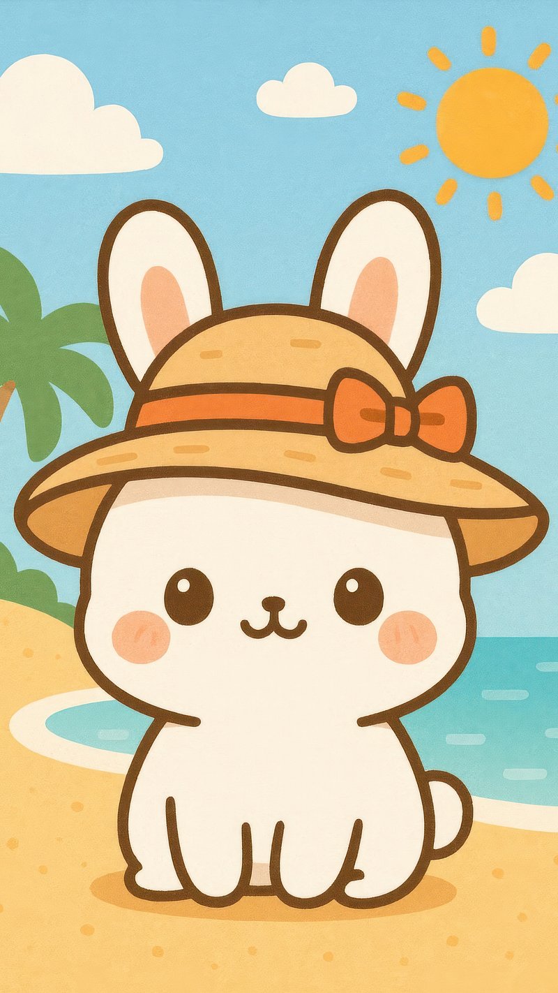 Blue+sky+bunny Cute Mobile Wallpaper Cartoon Images | Free Photos, PNG ...