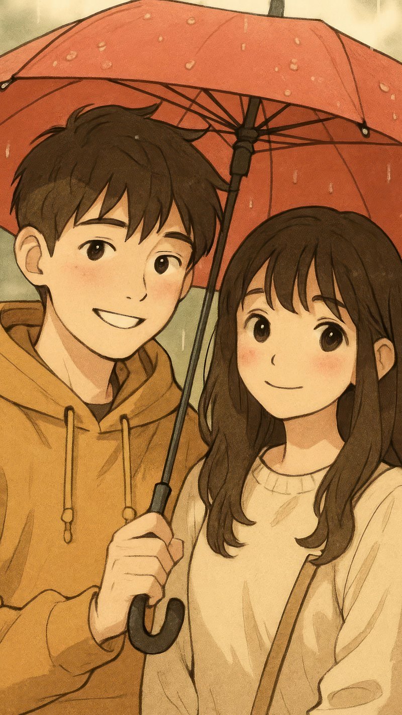 Cute Cartoon Couple Wallpaper Face Images | Free Photos, PNG Stickers ...