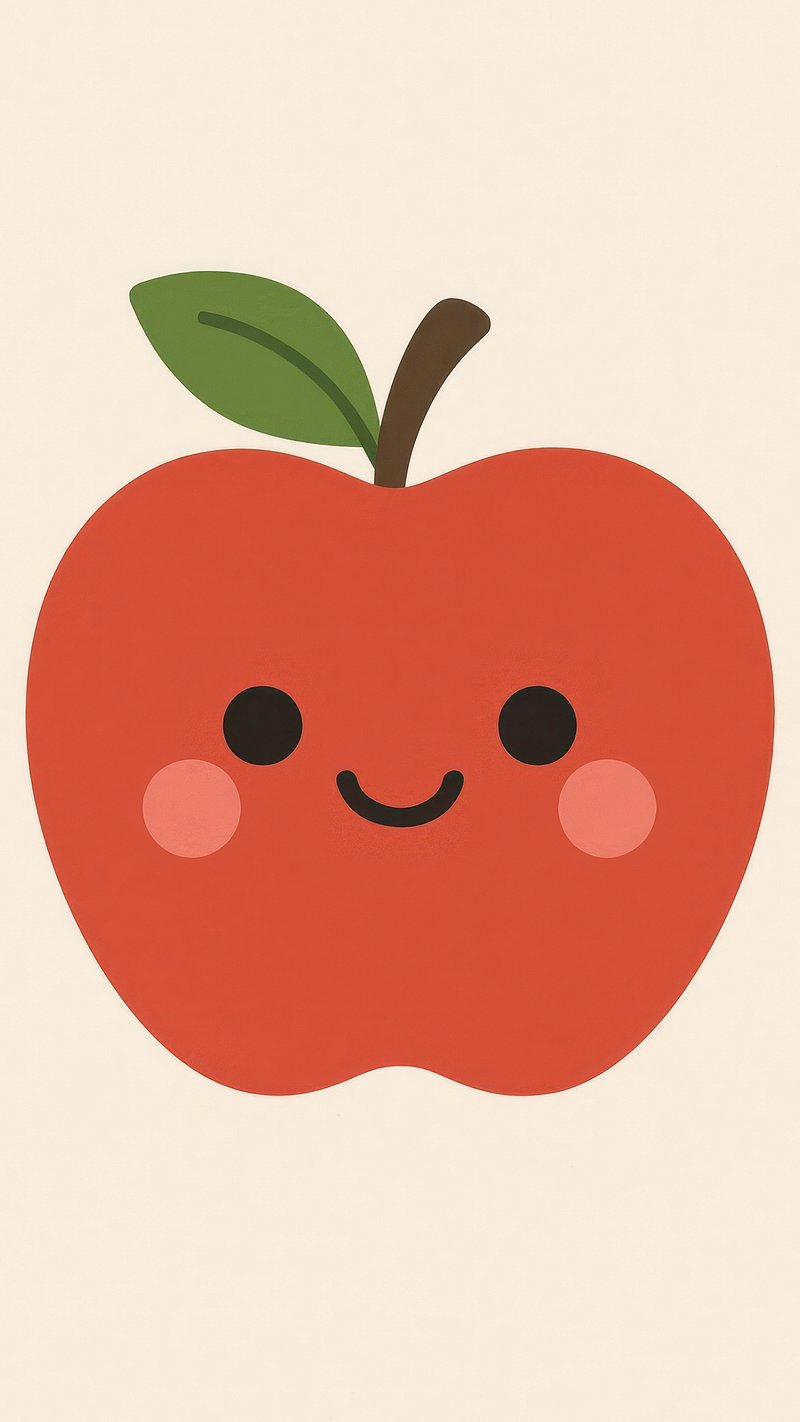 Cute Apple Cartoon Images | Free Photos, PNG Stickers, Wallpapers ...