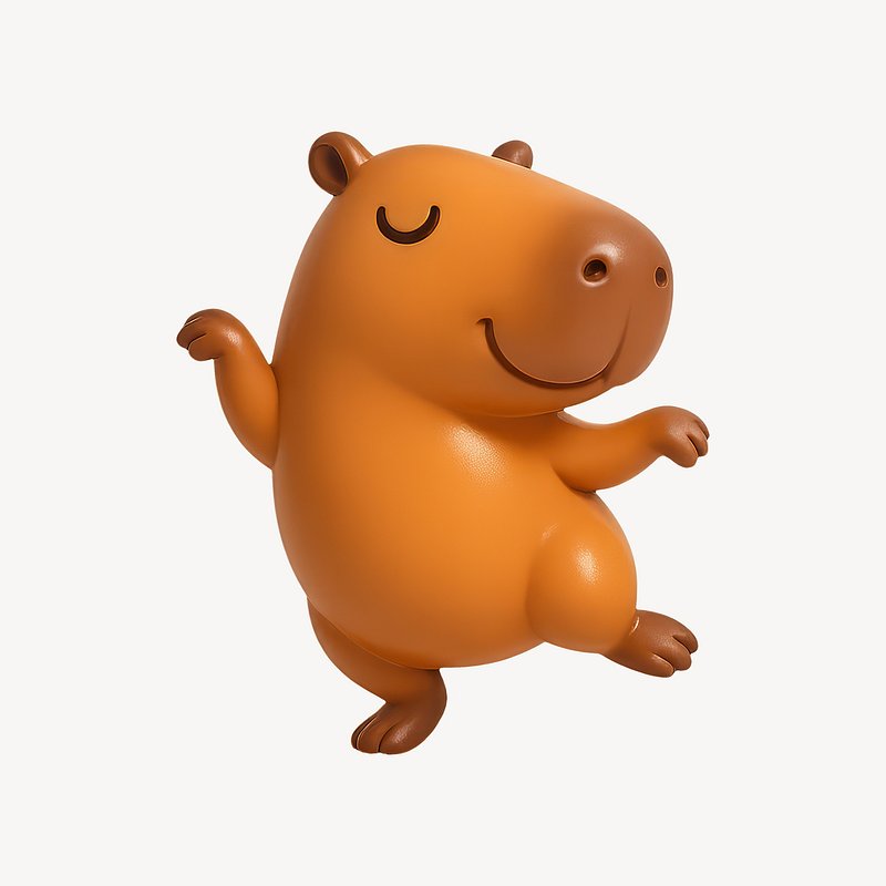 Capybara Cartoon Background Images | Free Photos, PNG Stickers ...