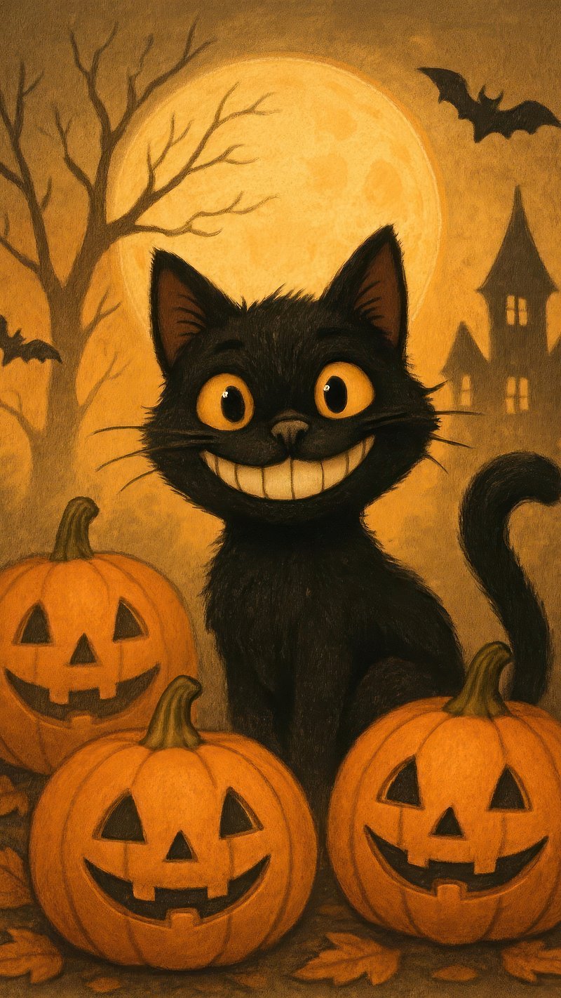 Bats Wallpaper Design Spooky Cartoon Dark Images | Free Photos, PNG ...