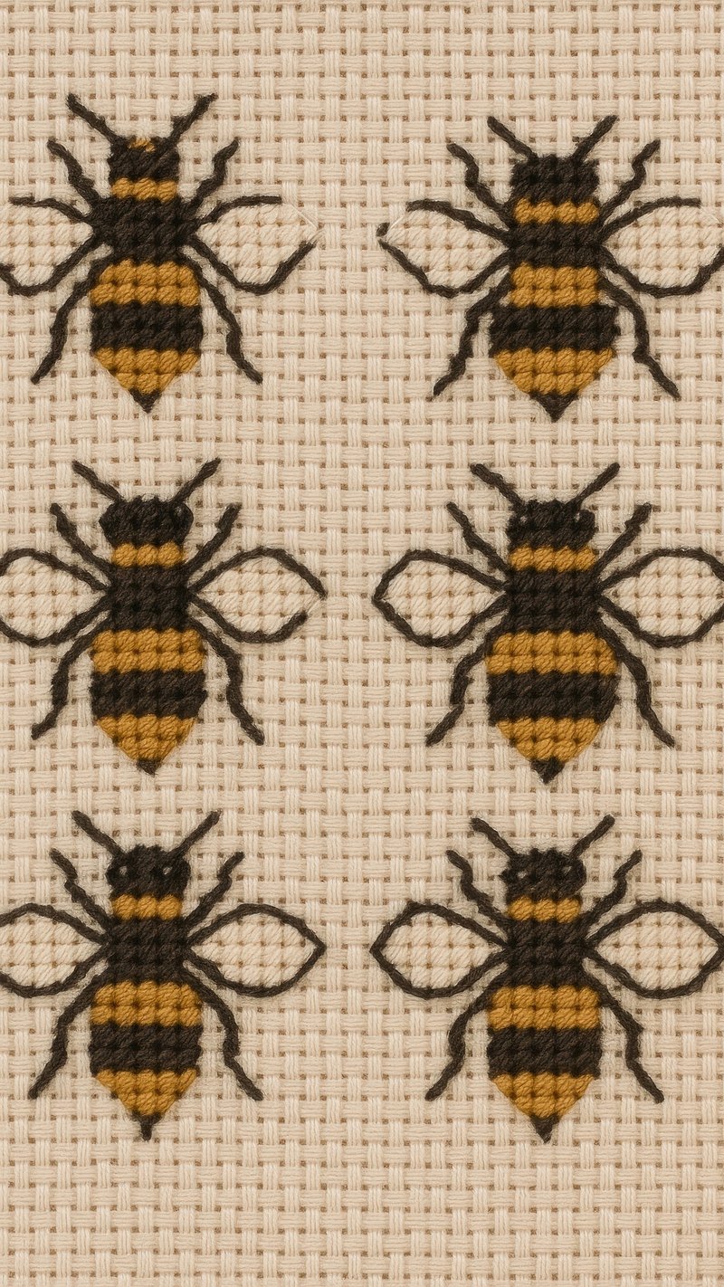 Cross-stitched spider design wallpaper | Free Photo Illustration - rawpixel