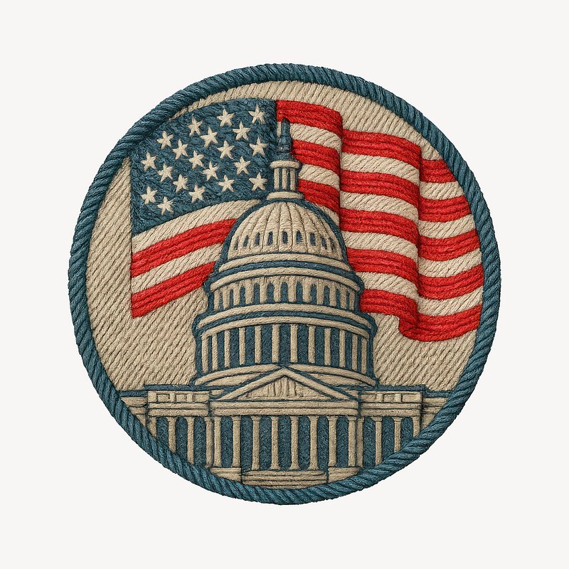 PNG Embroidered USA flag patch | Free PNG - rawpixel