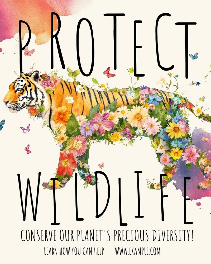 Wildlife Protection Nature Background Animal Art Images | Free Photos ...