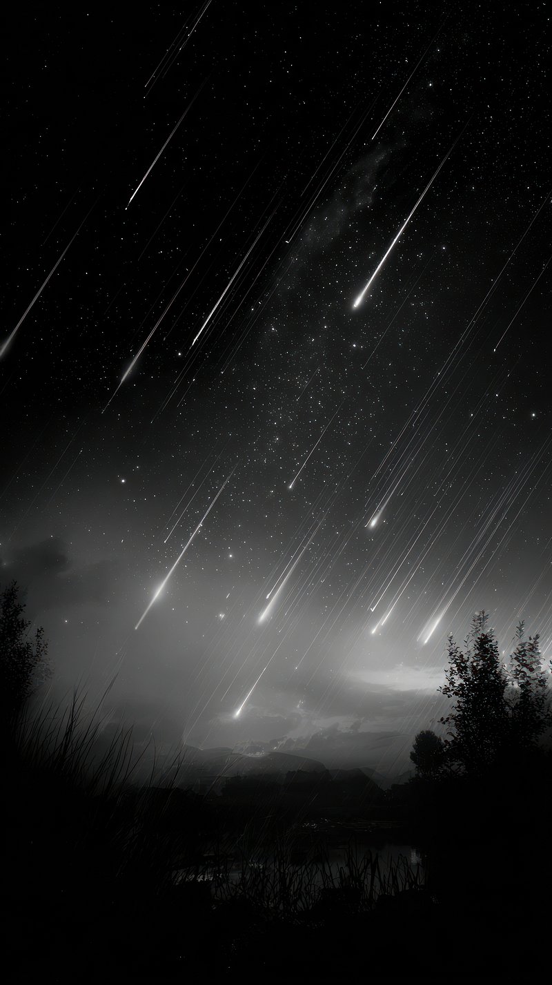 PNG Meteor shower night sky | Free PNG - rawpixel