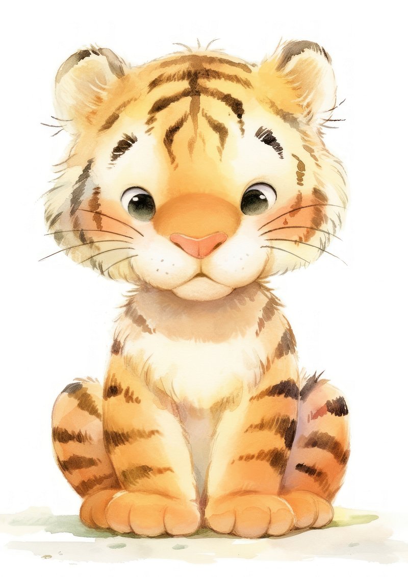 Clipart+of+cub Tiger Images | Free Photos, PNG Stickers, Wallpapers ...