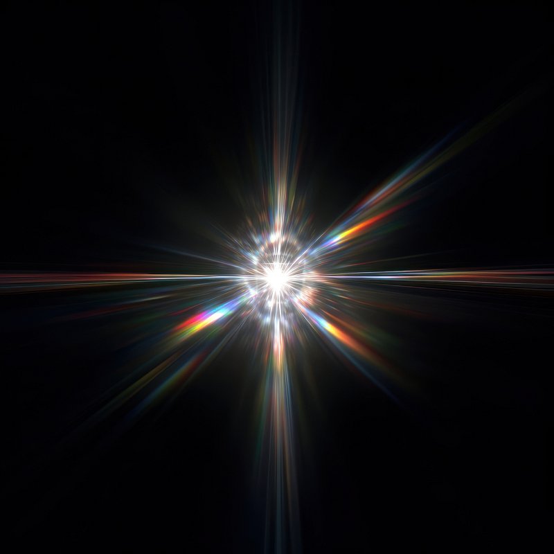 PNG Prismatic rays light starburst | Premium PNG - rawpixel
