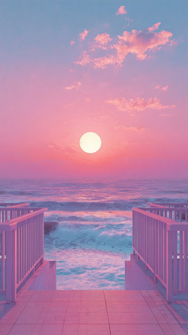 Pink Beach Outdoors TIFF Wallpaper Sea Images | Free Photos, PNG ...