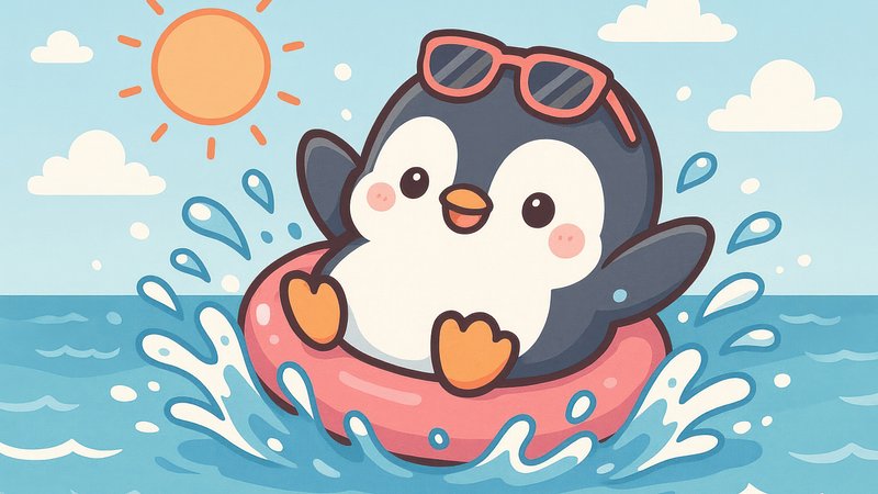 Desktop+wallpaper+penguin+illustration Design Images | Free Photos, PNG ...
