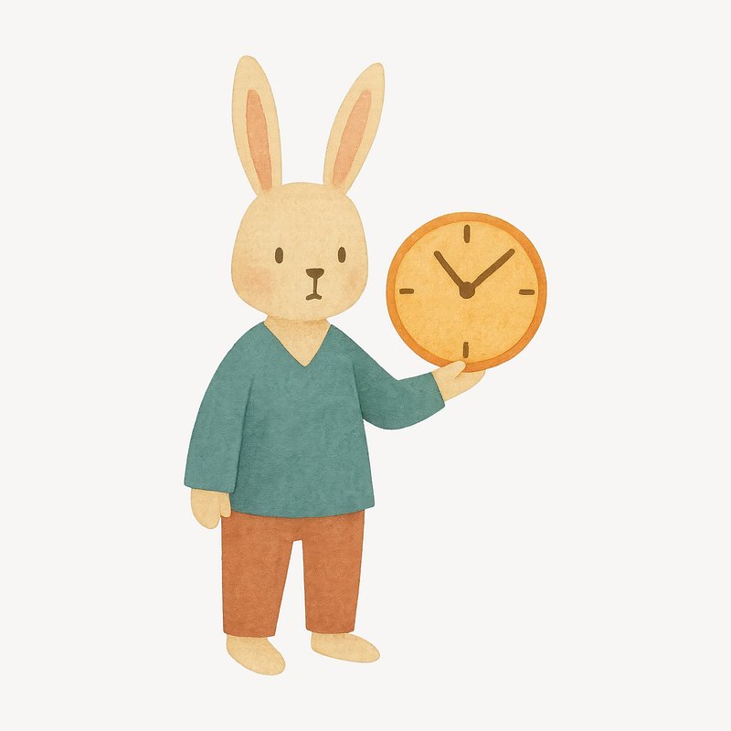 Rabbit With Clock Images | Free Photos, PNG Stickers, Wallpapers ...