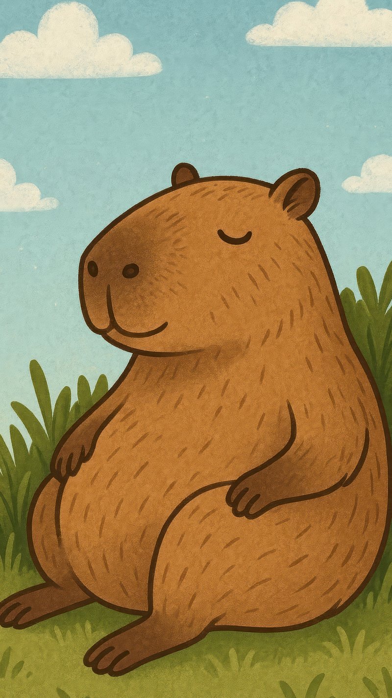 Capybara Beaver Art Images | Download Free Design Resources on rawpixel
