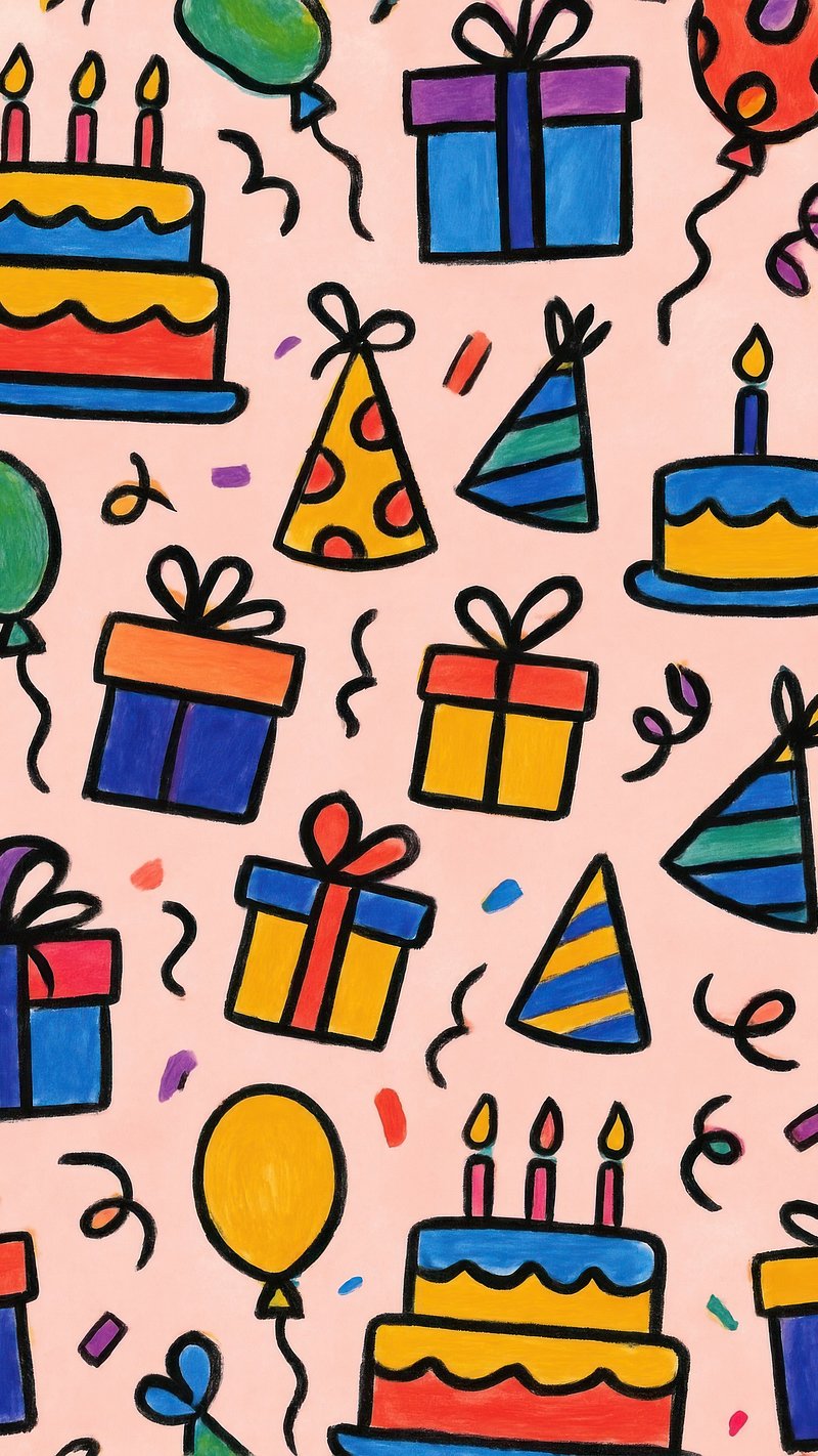 Birthday Wording Celebration Design Colorful Images | Free Photos, PNG ...