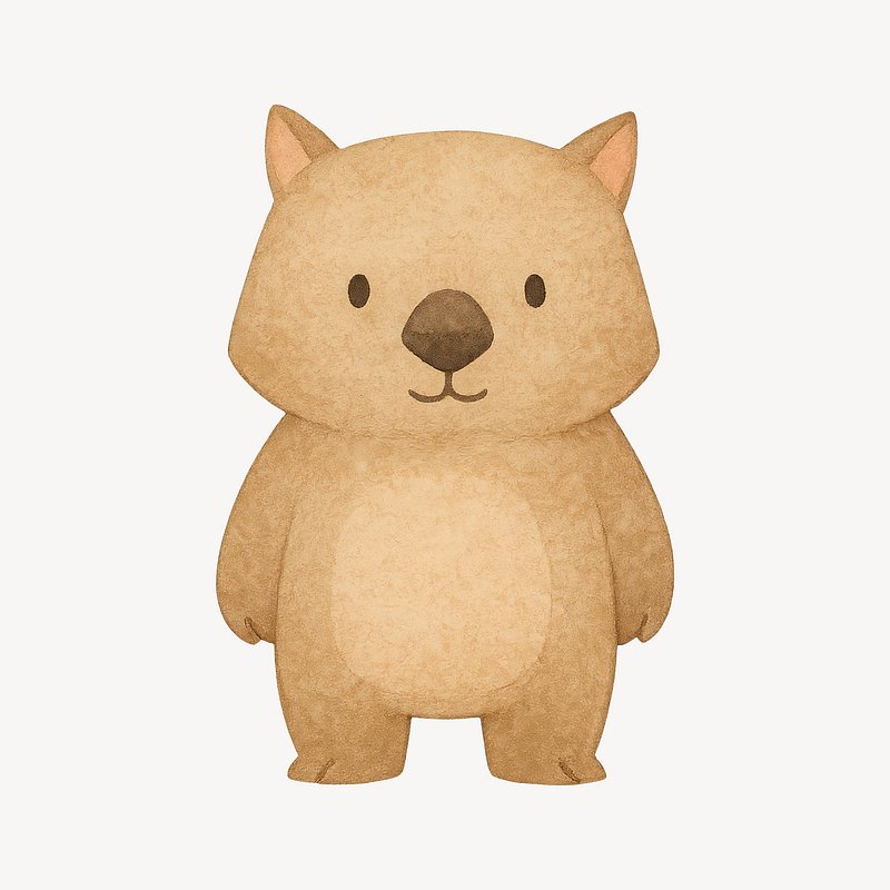 Wombat Cute Shadow Images | Free Photos, PNG Stickers, Wallpapers ...
