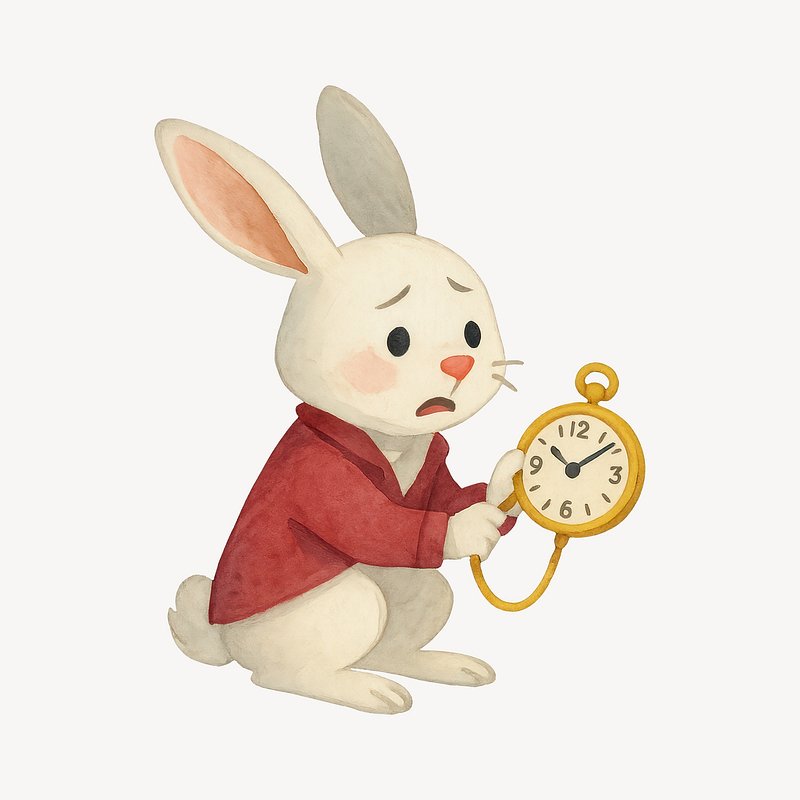 Rabbit With Clock Images | Free Photos, PNG Stickers, Wallpapers ...