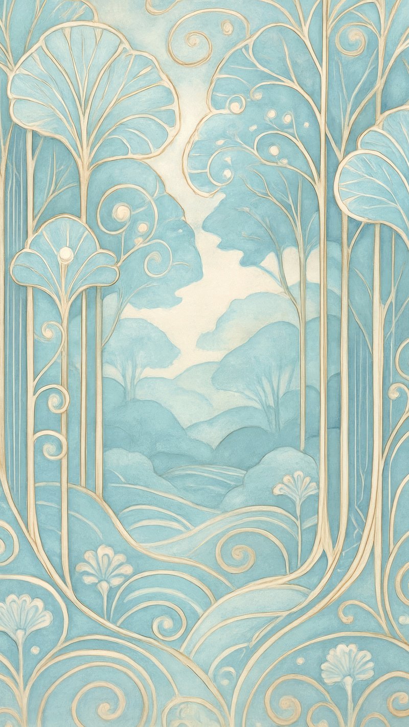 Whimsical forest dreamscape design | Free Photo Illustration - rawpixel