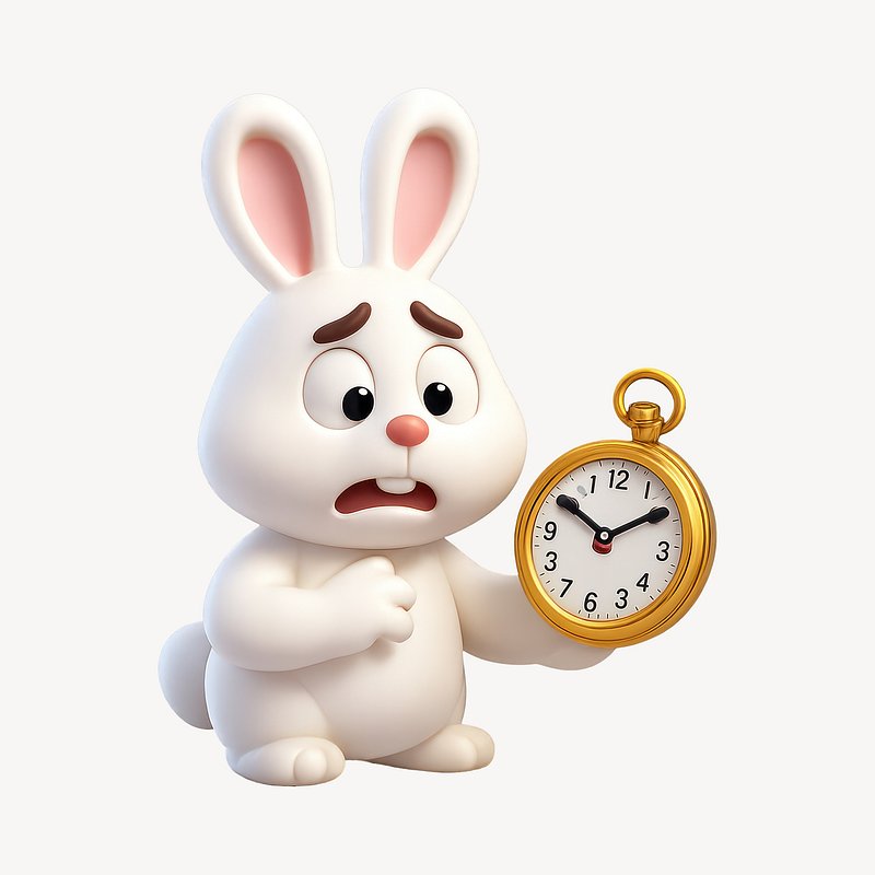 Rabbit With Clock Images | Free Photos, PNG Stickers, Wallpapers ...