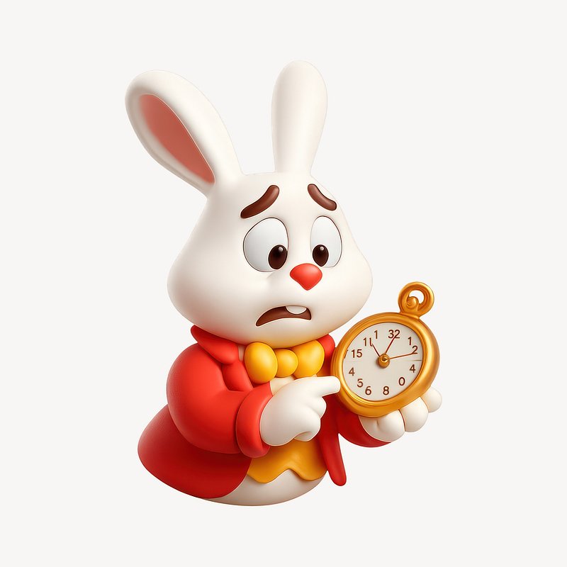 Rabbit With Clock Images | Free Photos, PNG Stickers, Wallpapers ...
