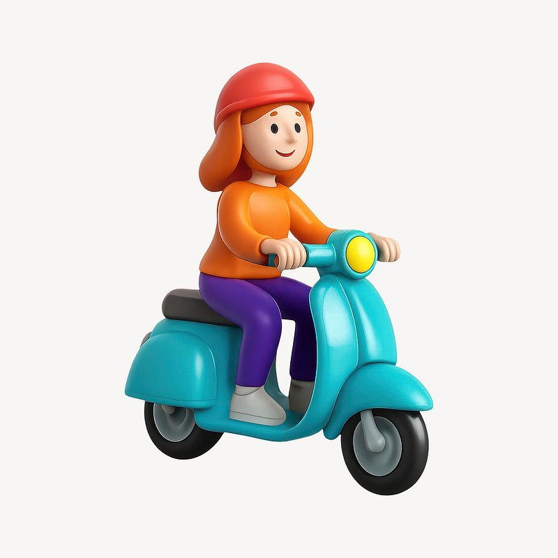 Motorcycle Orange Cartoon Images | Free Photos, PNG Stickers ...