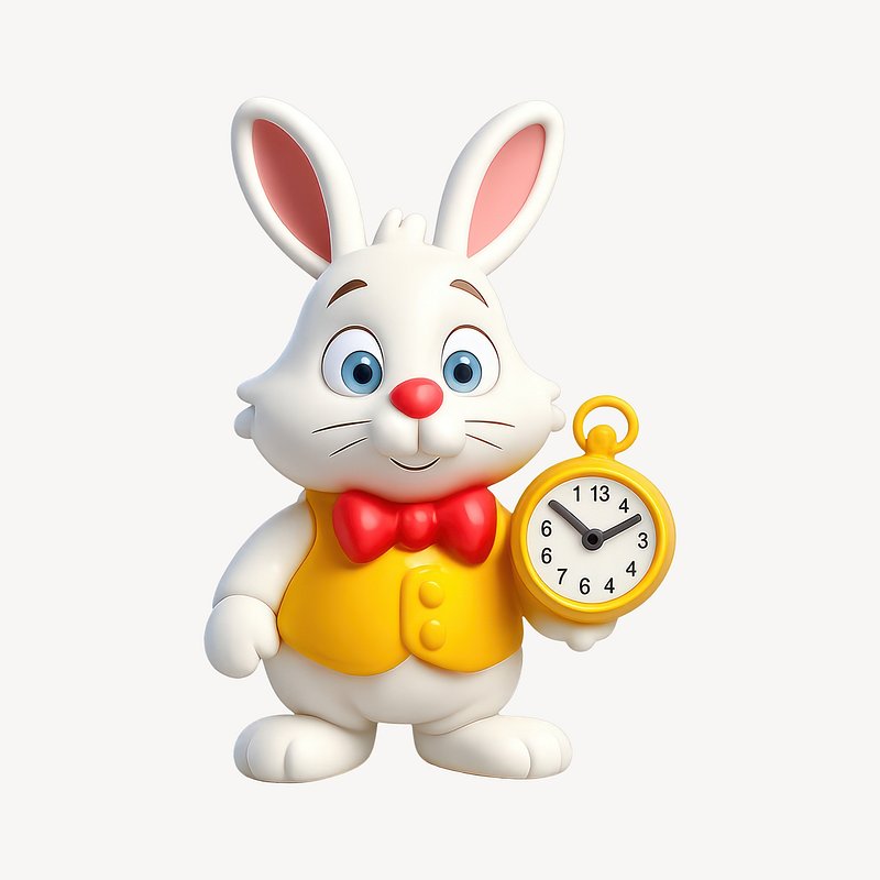Rabbit With Clock Images | Free Photos, PNG Stickers, Wallpapers ...