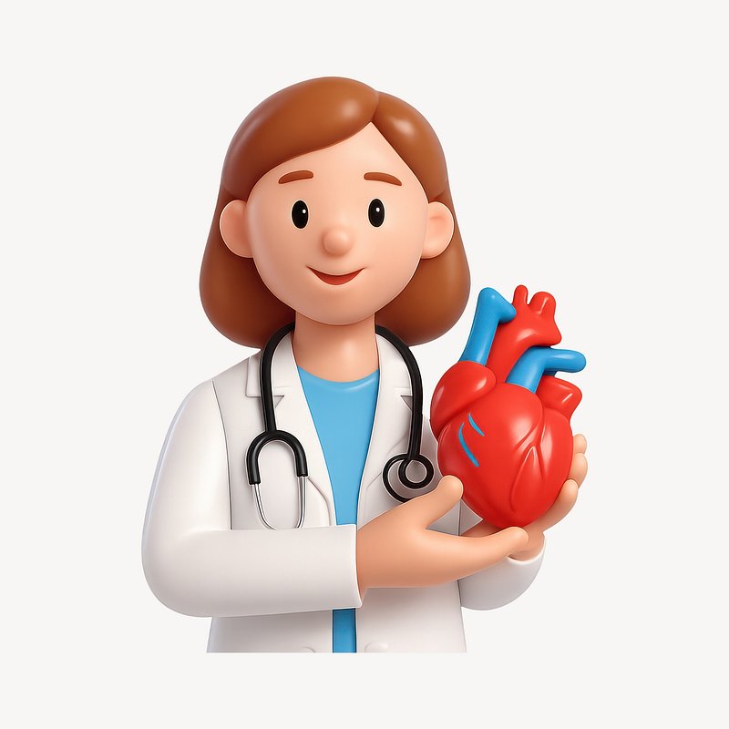 Doctor holding anatomical heart | Free Photo Illustration - rawpixel