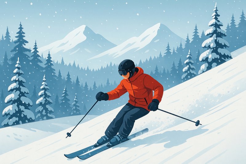 PNG Vintage skiing woman border | Premium PNG - rawpixel