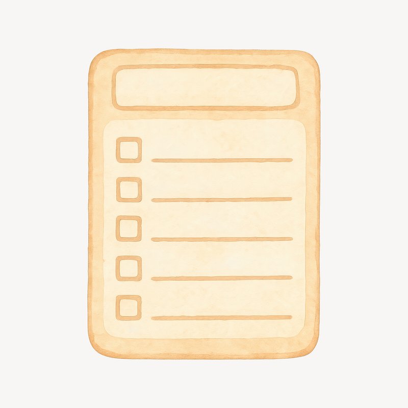 Checks List Note List Paper PNG Images | Free Photos, PNG Stickers ...