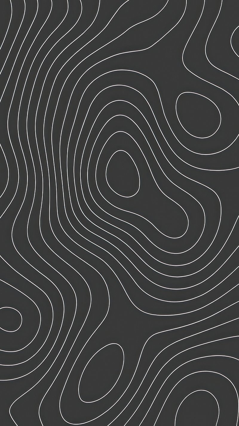 Abstract topographic lines pattern | Free Photo Illustration - rawpixel