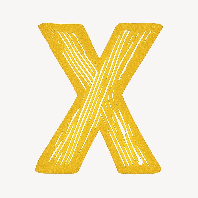 Letter X Transparent PNG Images | Free Photos, PNG Stickers, Wallpapers ...