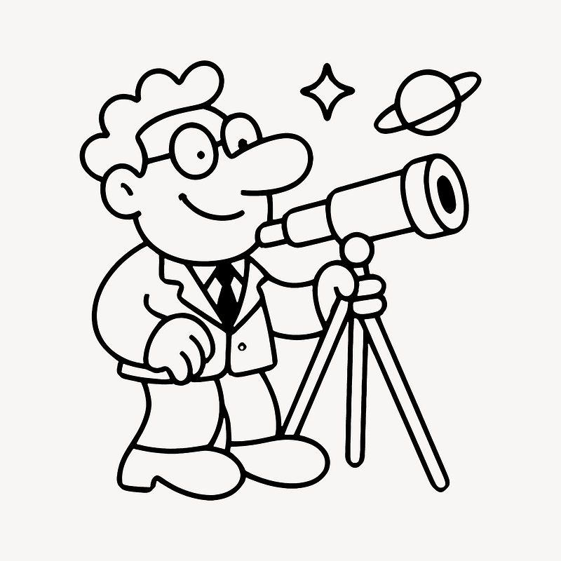 Telescope+drawing Space Images | Free Photos, PNG Stickers, Wallpapers ...