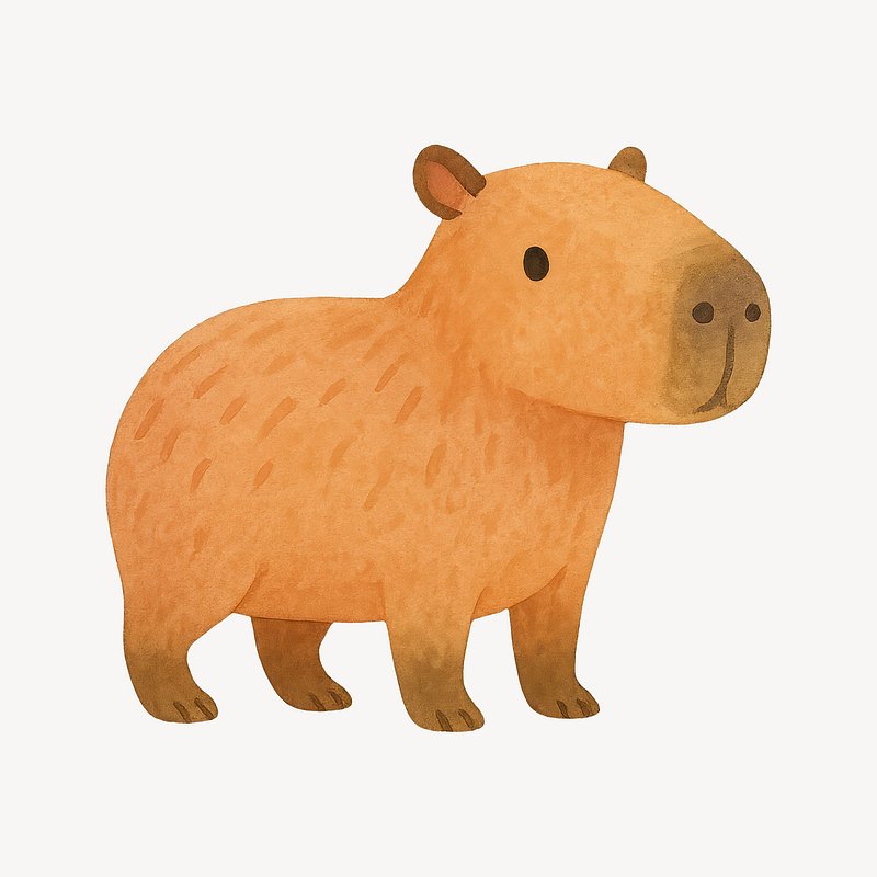 Capybara Cartoon Images | Free Photos, PNG Stickers, Wallpapers ...