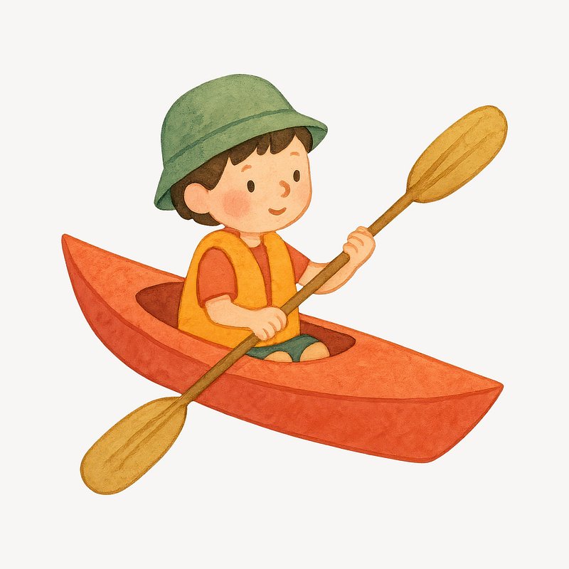 Kayaking Cartoon Images | Free Photos, PNG Stickers, Wallpapers ...