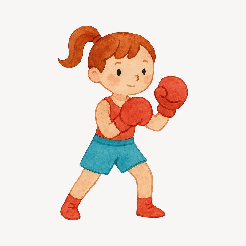 Female Boxing Cartoon Images | Free Photos, PNG Stickers, Wallpapers ...