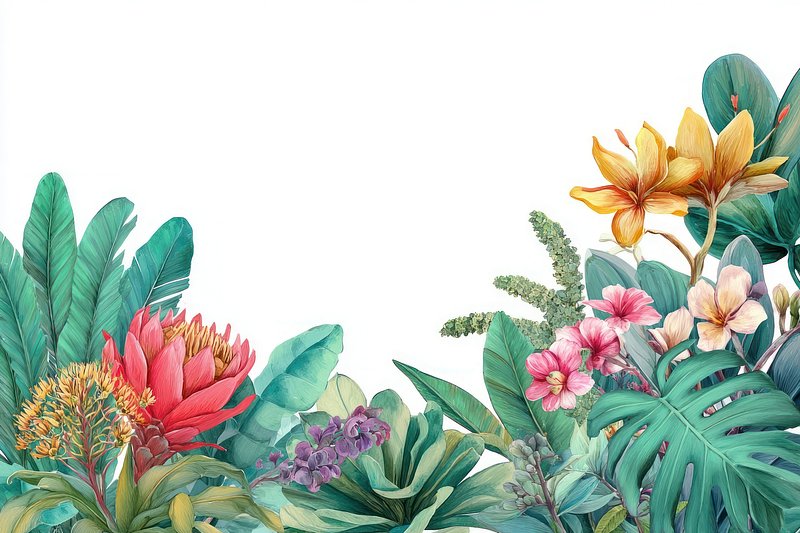 Border Leafy Plant Frame Design Images | Free Photos, PNG Stickers ...