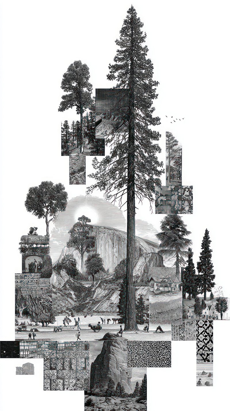 Forest Etching Wallpaper Images | Free Photos, PNG Stickers, Wallpapers ...