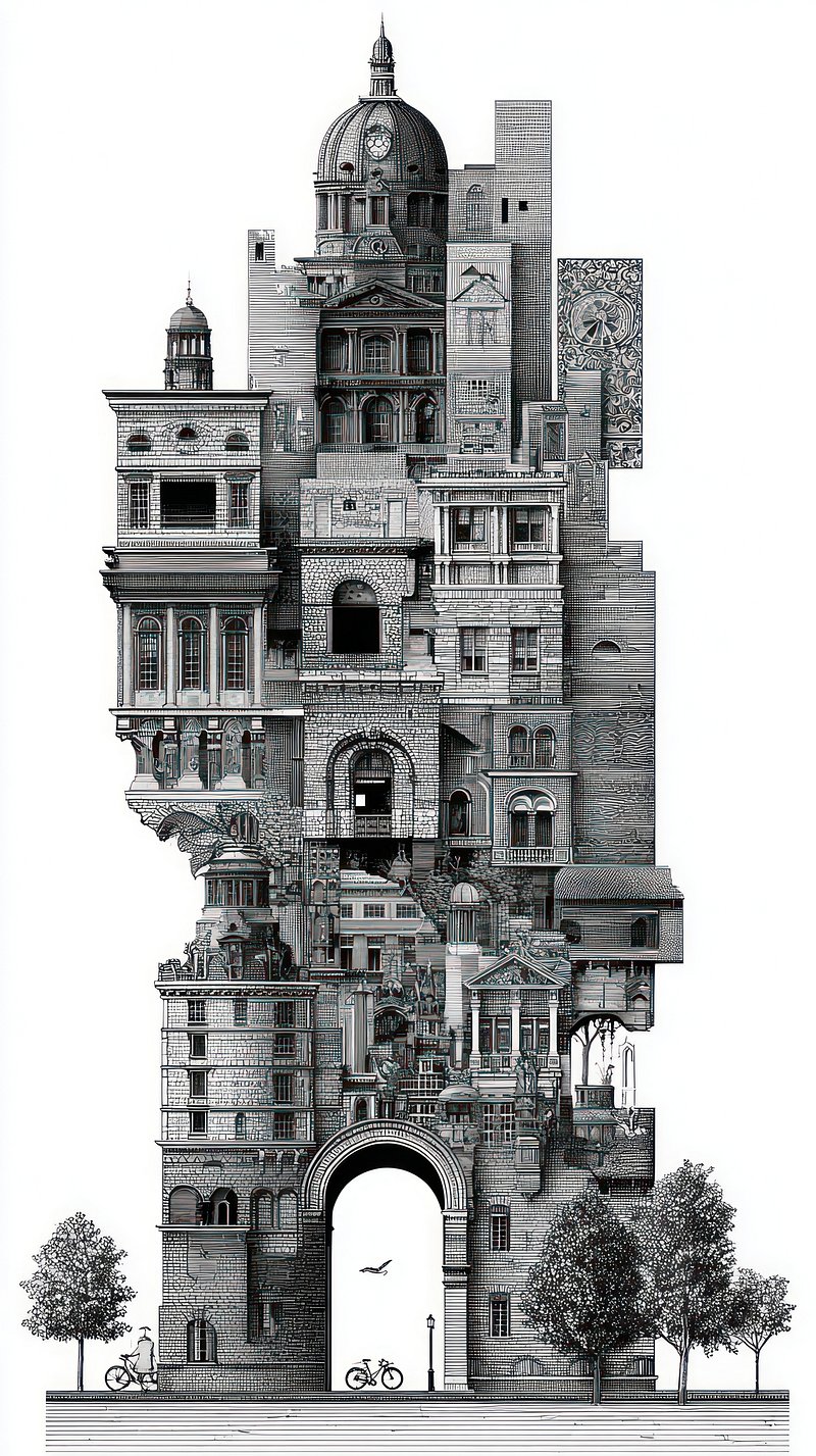 Etch City Black Building PNG Images | Free Photos, PNG Stickers ...