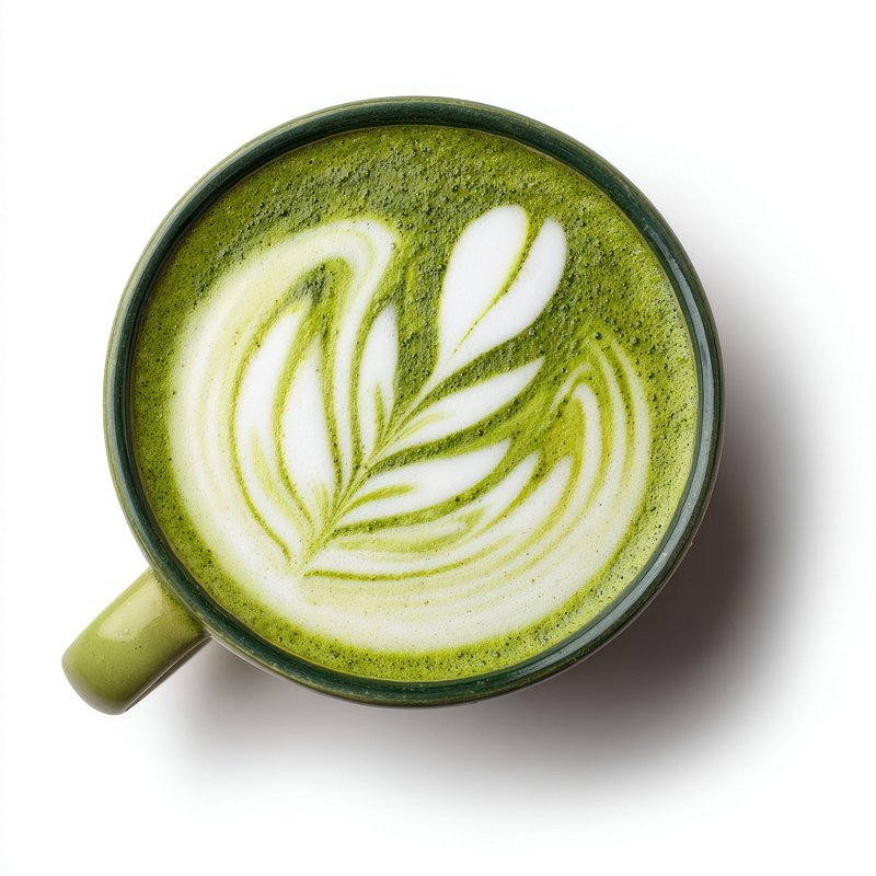 Green Latte Beverage PNG Matcha Images | Free Photos, PNG Stickers ...