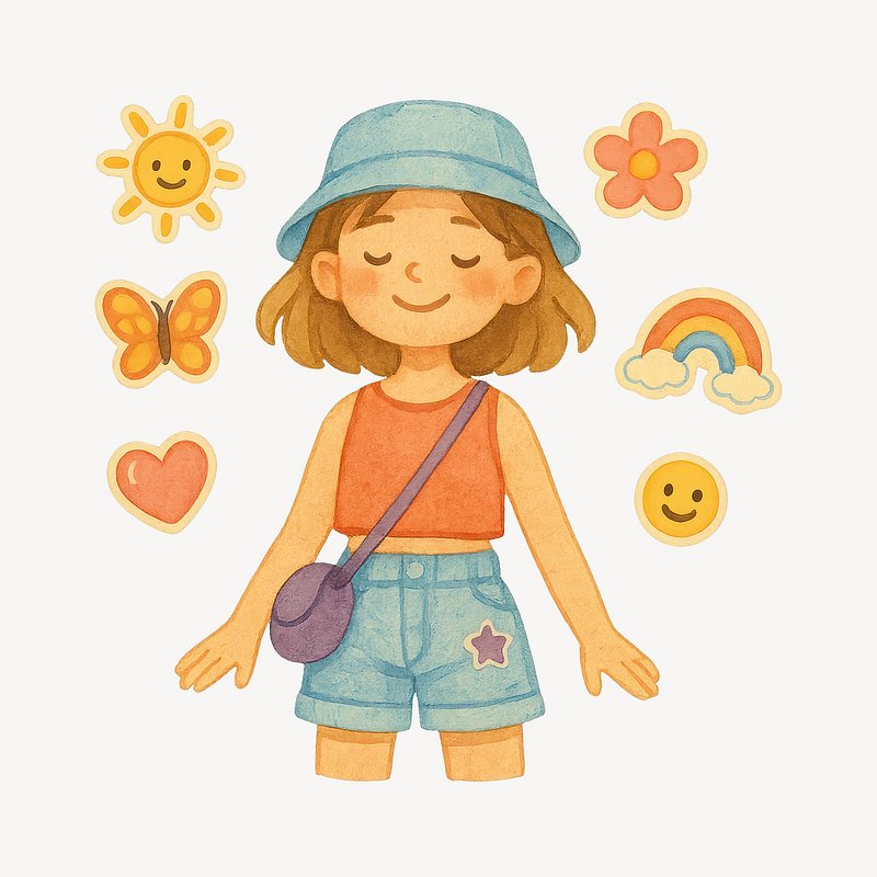 Human Heart Sticker Flower Cartoon Images | Free Photos, PNG Stickers ...