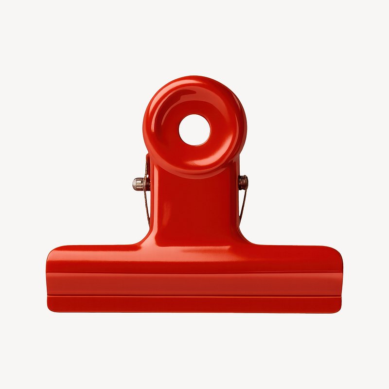 Metallic binder clip isolated | Premium Photo - rawpixel