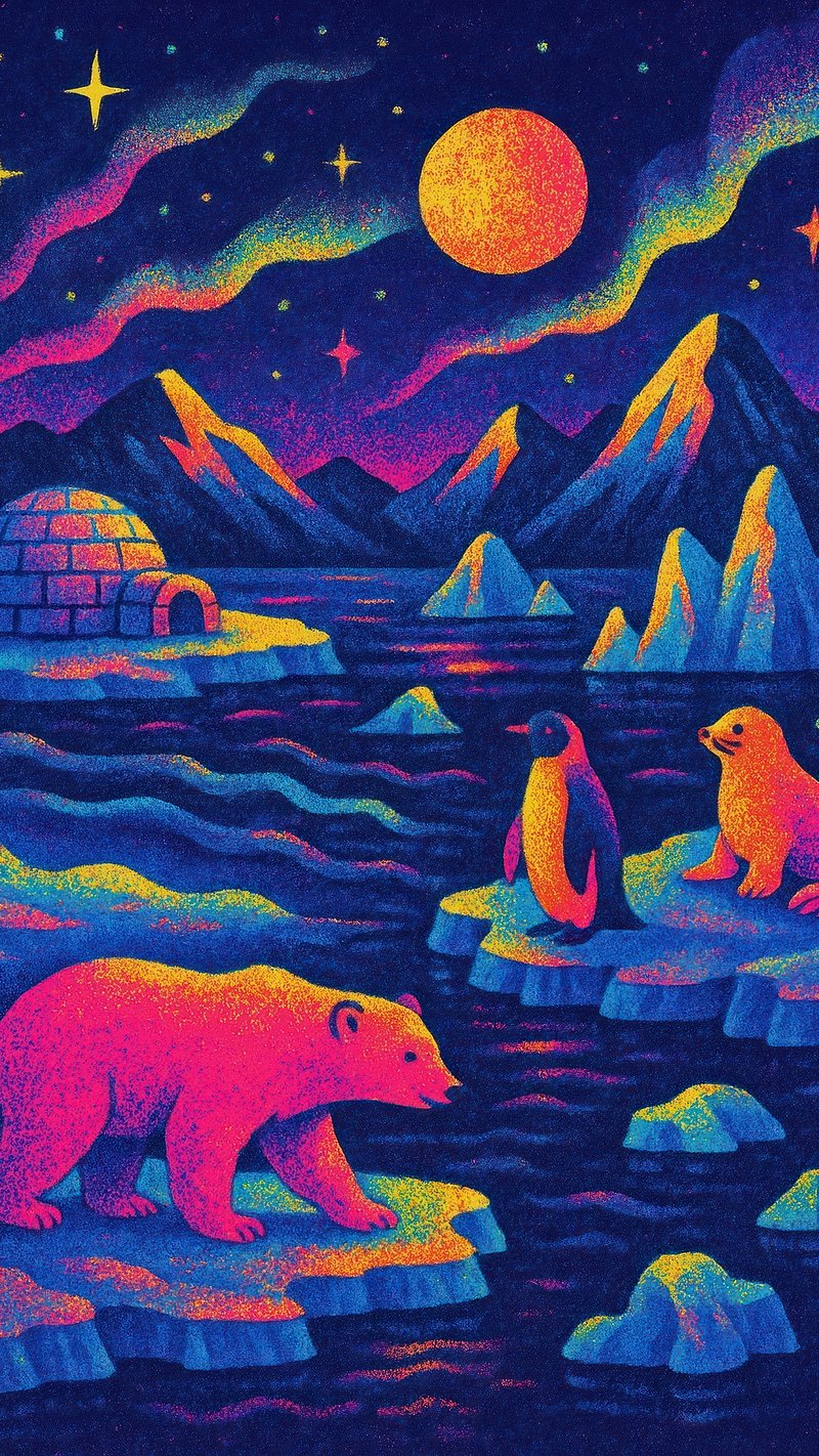 Vivid+ink+graphics Neon Scenery Images | Free Photos, PNG Stickers ...