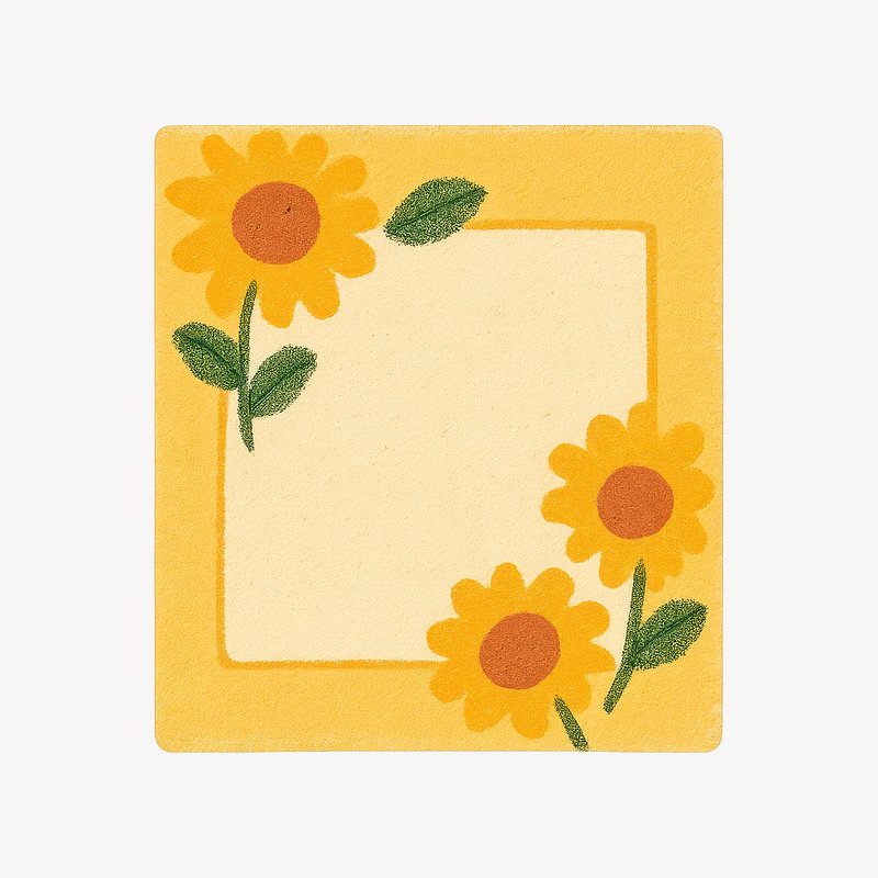 Sunflower Border Frame Floral Images | Free Photos, PNG Stickers ...