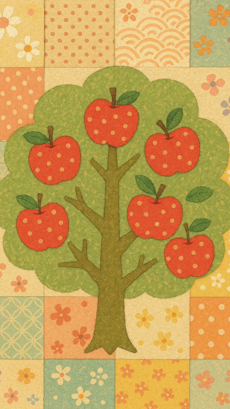Whimsical apple tree design | Free Photo Illustration - rawpixel
