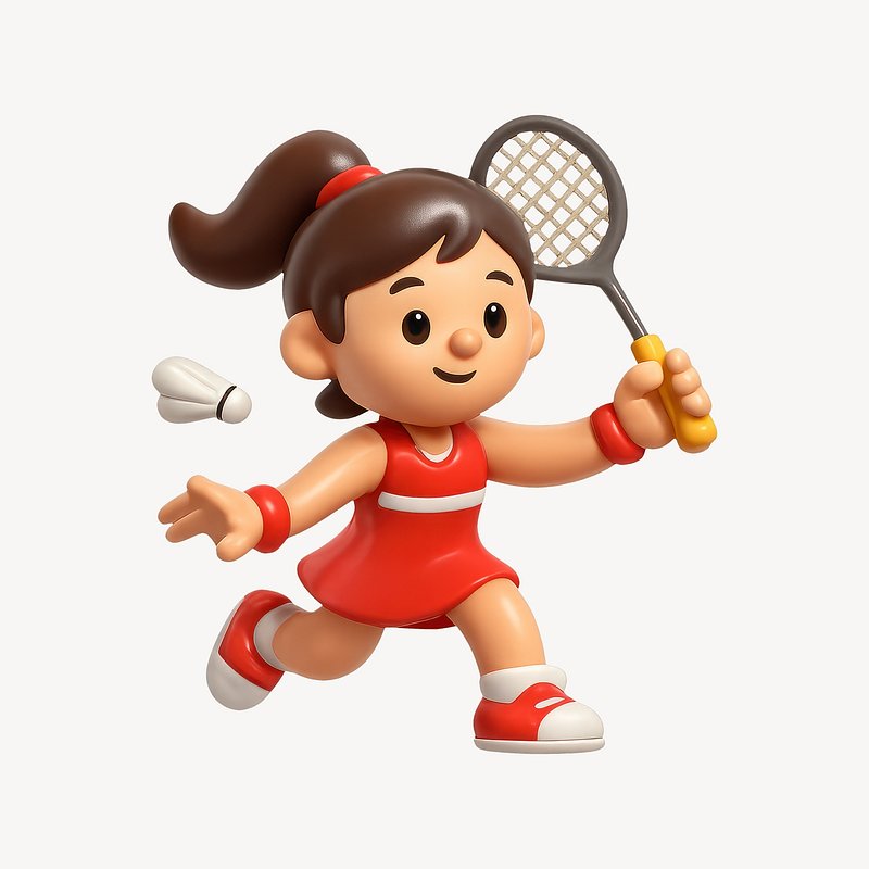 Badminton Cartoon Images | Free Photos, PNG Stickers, Wallpapers ...
