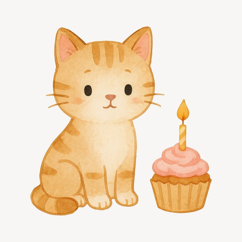 Birthday+cartoon+cupcake Background Images | Free Photos, PNG Stickers ...