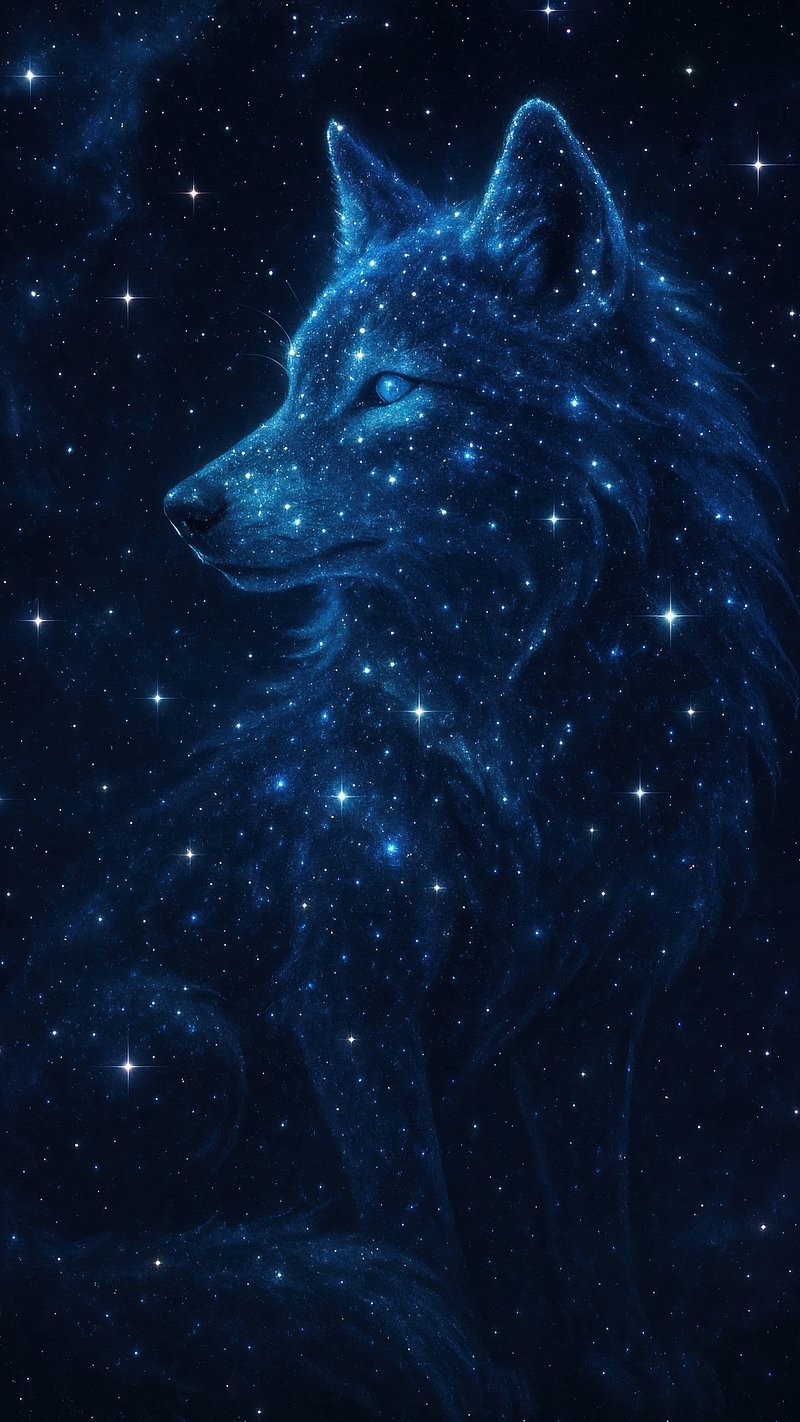 Sky Wolf Stars Wallpaper Images | Free Photos, PNG Stickers, Wallpapers ...