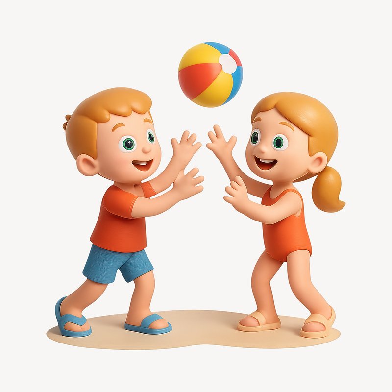 3d Sports Volleyball Illustration Ball Cartoon Images | Free Photos ...