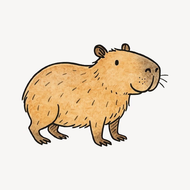 Capybara Cartoon Images | Free Photos, PNG Stickers, Wallpapers ...