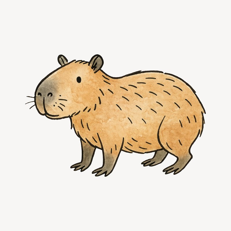 Capybara Cartoon Images | Free Photos, PNG Stickers, Wallpapers ...