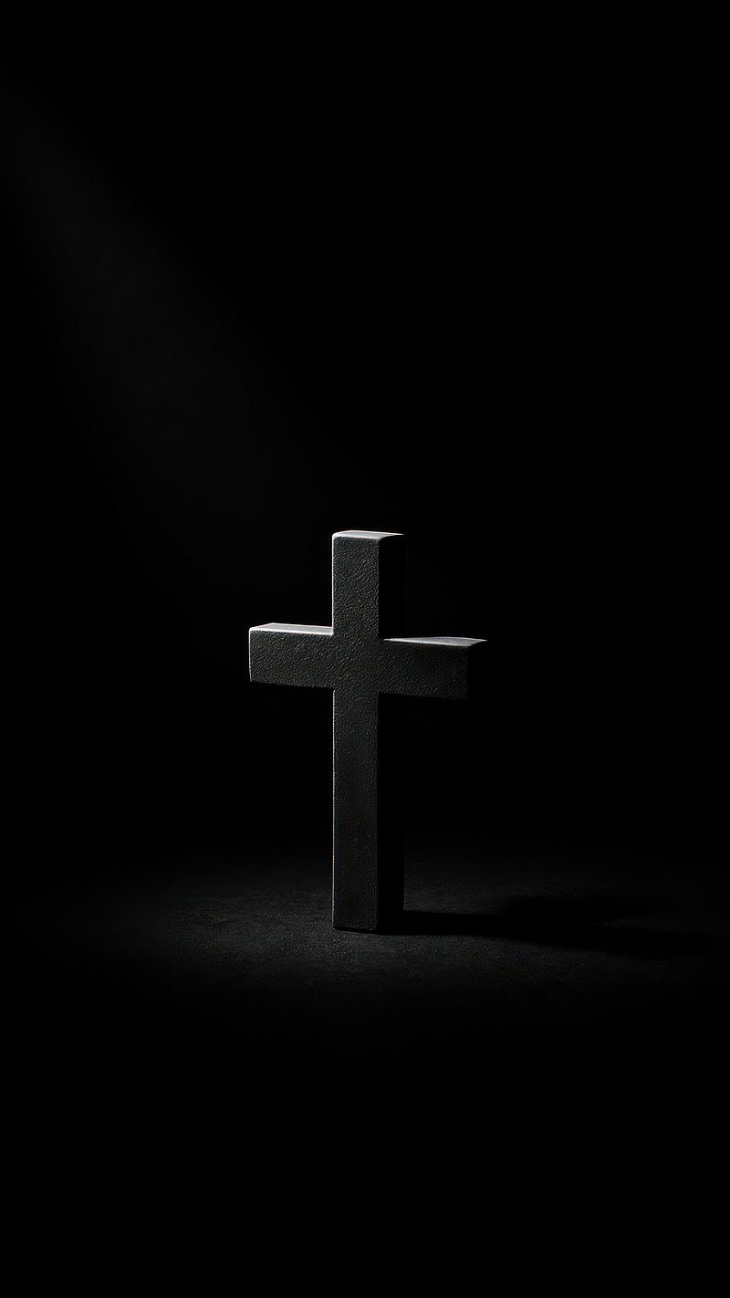 Black Wallpaper Cross Lockscreen Symbol White Images | Free Photos, PNG ...