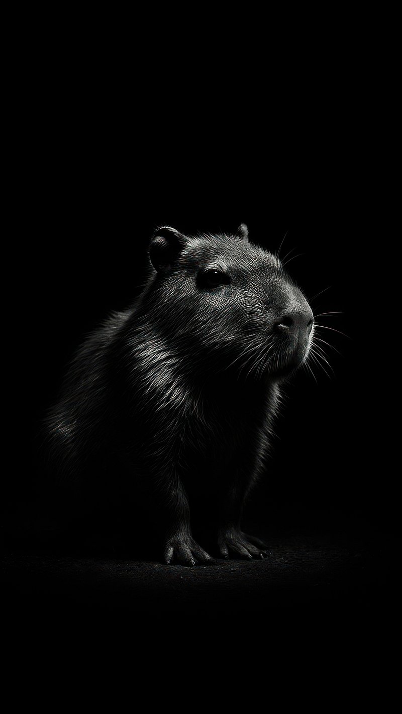 Capybara White Background Shadow Images | Download Free Design ...