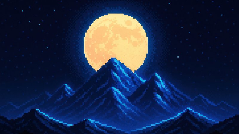 Pixel Moon Images | Free Photos, PNG Stickers, Wallpapers & Backgrounds ...